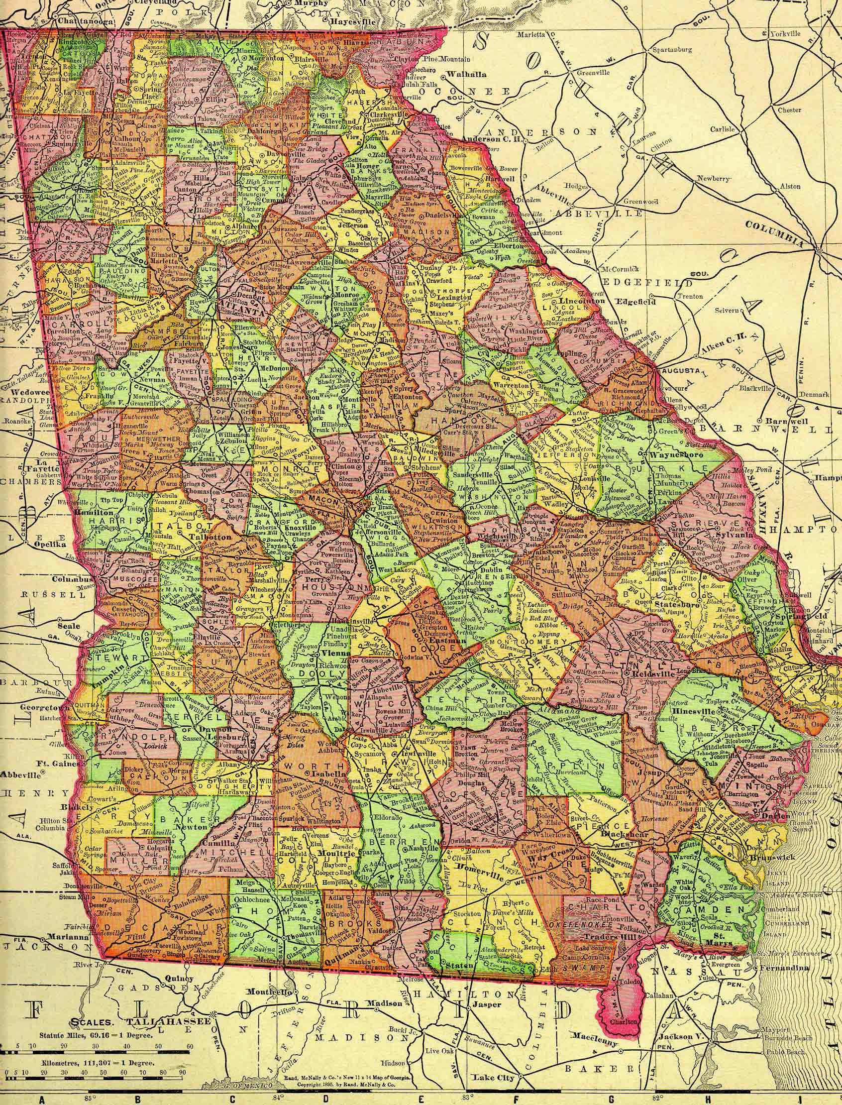 Gordon County GA Maps