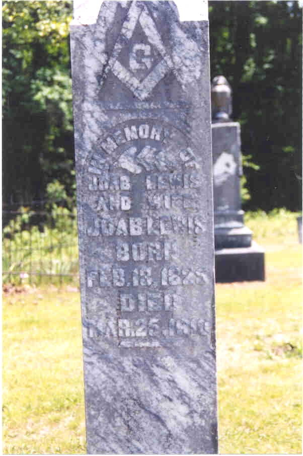 Joab Lewis Tombstone